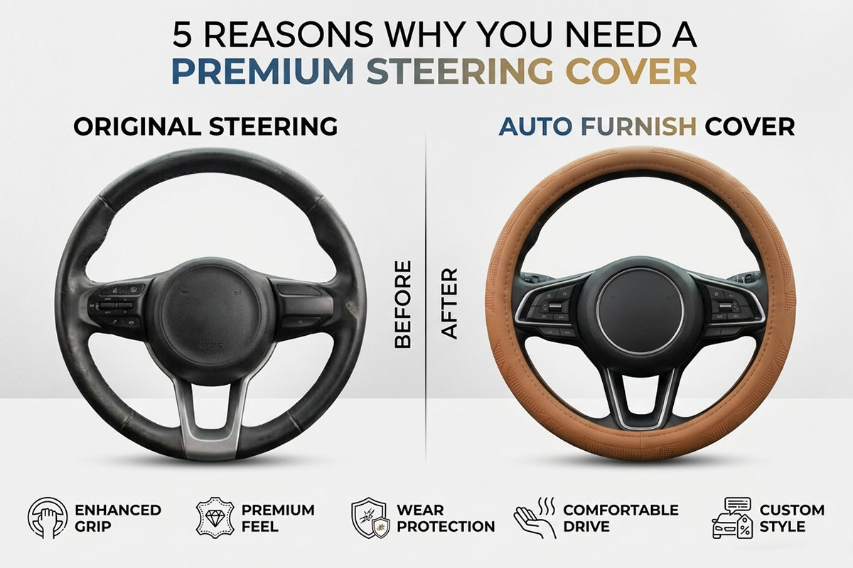 5 Reasons Why You Need A Premium Car Steering Cover in 2026