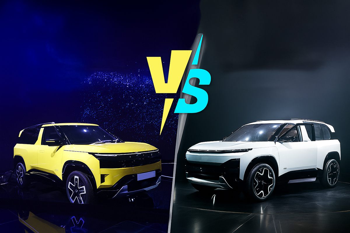 How is the Tata Sierra EV different from the ICE version? Initial diff